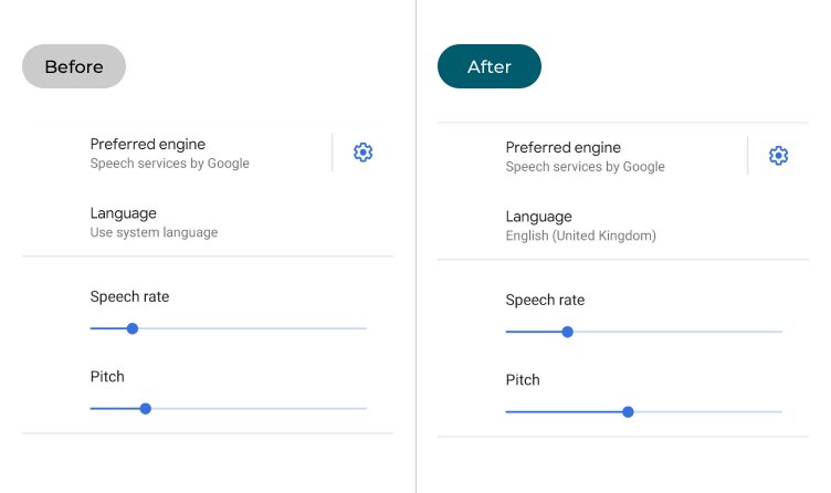 How to change the text-to-speech (TTS) settings for screen readers in ...