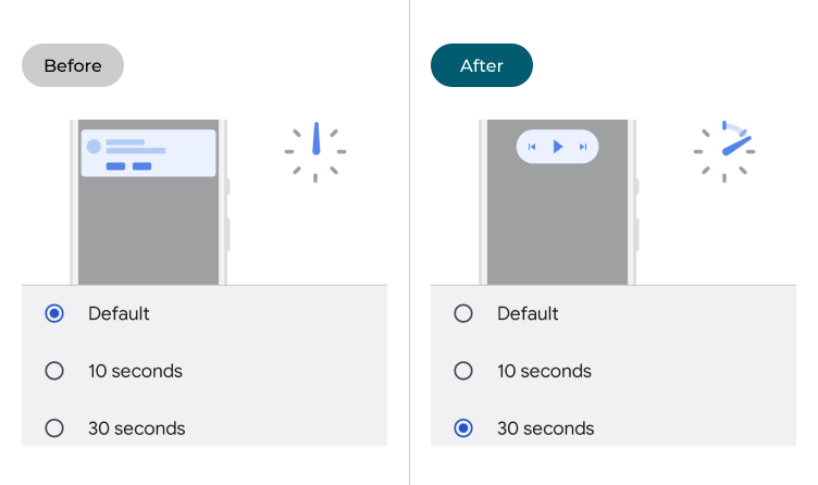 How to change how long "take action" messages remain on-screen in ...