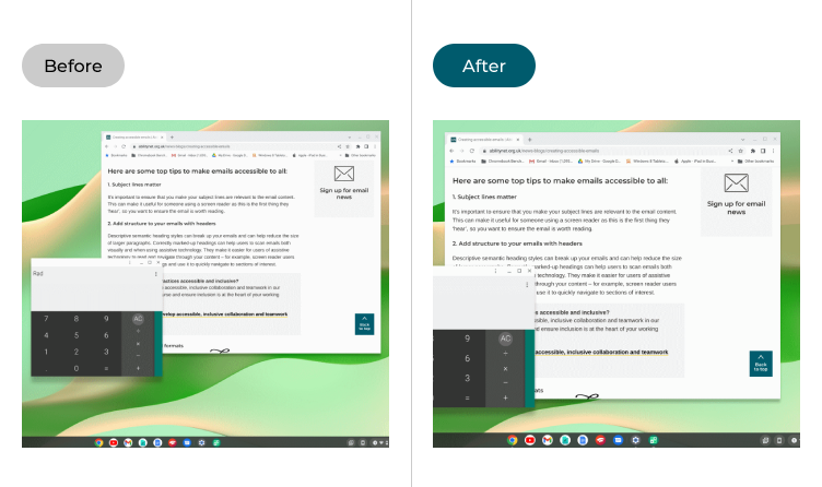 How to make text and icons larger in Chrome OS | My Computer My Way