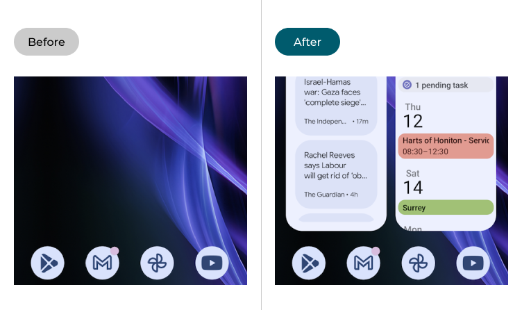 How to use Home screen widgets in Android 14 | My Computer My Way